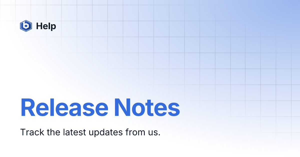 Release Notes | Help